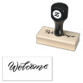 WELCOME craft Personalized rubber stamp | Zazzle