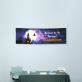 Welcome Creepy Haunted House Halloween Party Banner | Zazzle