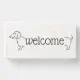 Welcome | Custom Dachshund Dog Wooden Box Sign | Zazzle