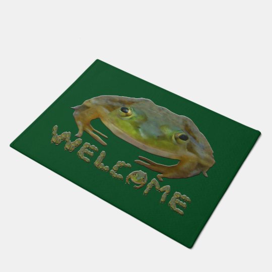 Welcome Frogs Doormat | Zazzle.com