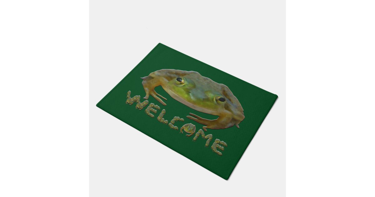 Welcome Frogs Doormat | Zazzle