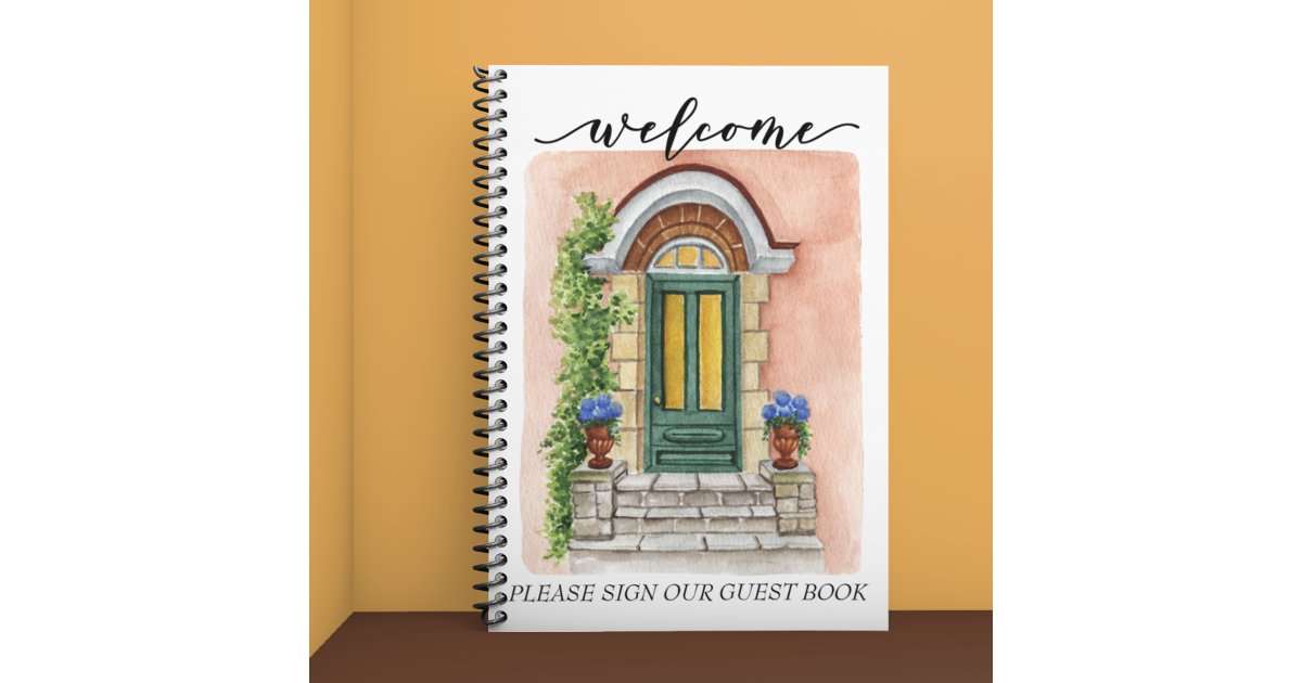 Welcome Guest Book Rental vacation home | Zazzle