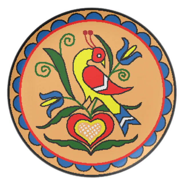 Welcome Hex Sign Dinner Plate | Zazzle