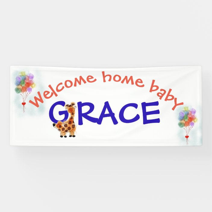 Welcome home baby banner | Zazzle.com