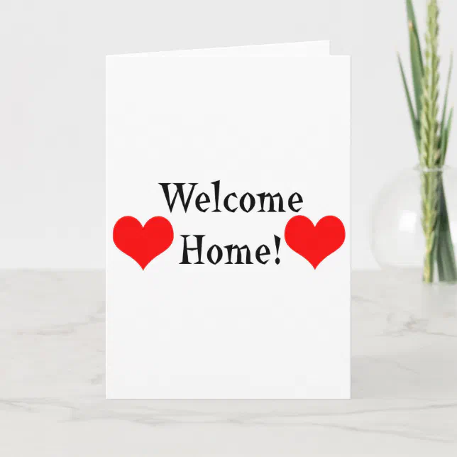 Welcome Home Card | Zazzle