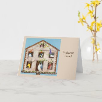 Welcome Home card | Zazzle