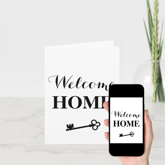 Welcome Home! Card | Zazzle