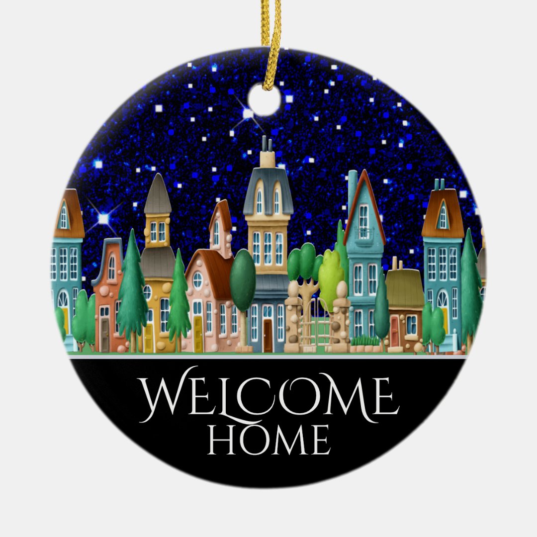 Welcome Home Ceramic Ornament | Zazzle