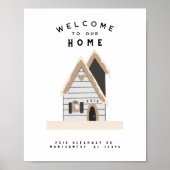 Welcome Home Custom House Poster | Zazzle