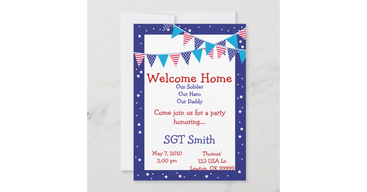 welcome Home Invitations | Zazzle
