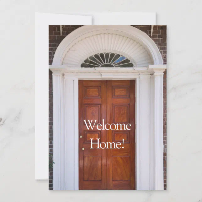 "Welcome Home" New Home Greeting Card | Zazzle