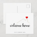 Welcome Home New Homeowner Realty Postcard | Zazzle
