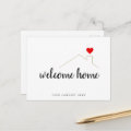 Welcome Home New Homeowner Realty Postcard | Zazzle