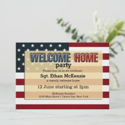 Welcome Home party Invitation | Zazzle