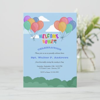 Welcome Home Party Invitation | Zazzle