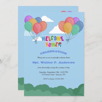Welcome Home Party Invitation | Zazzle