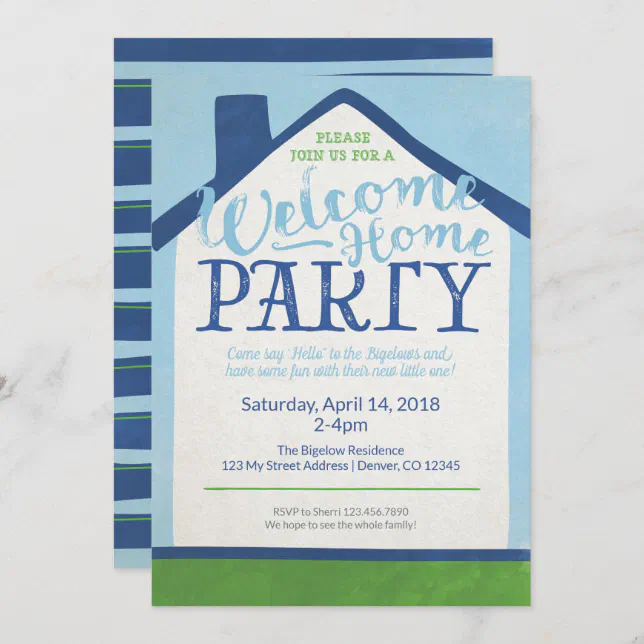 Welcome Home Party Invitation | Zazzle