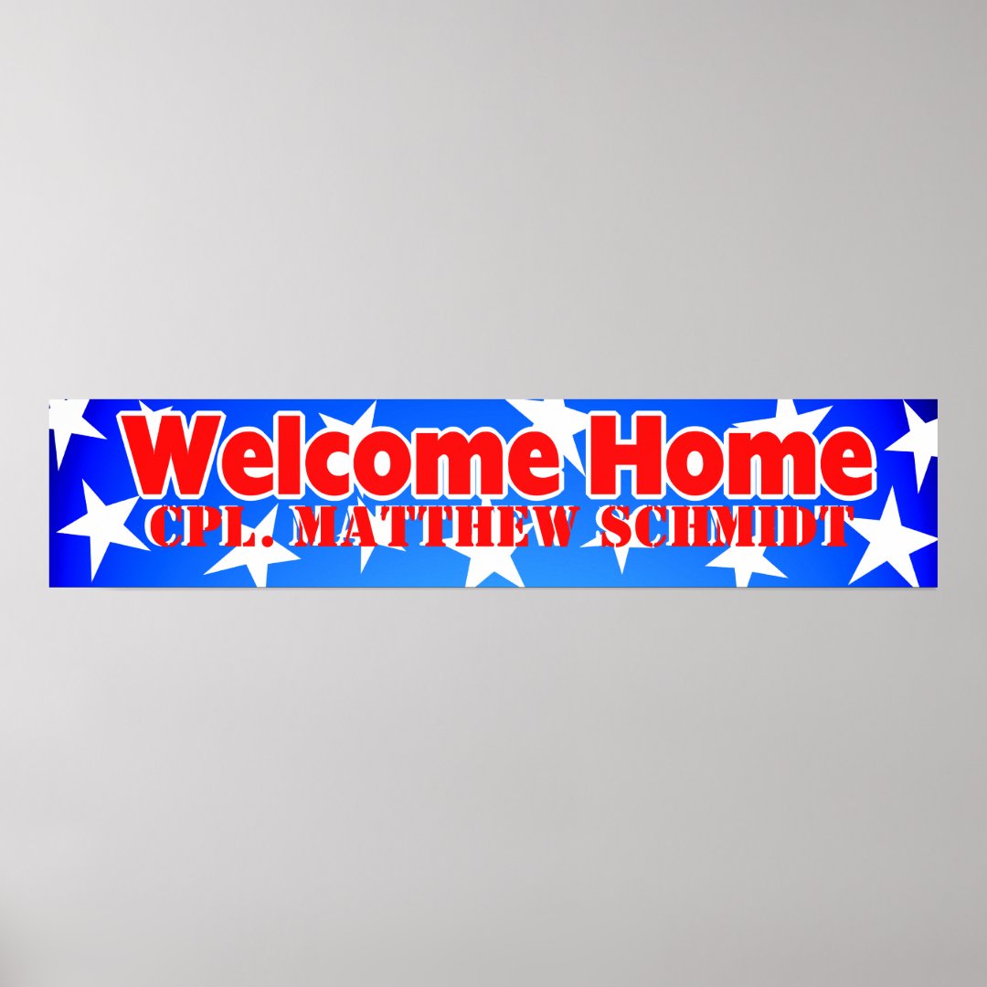 Welcome Home Poster | Zazzle