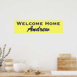 Welcome Home Poster | Zazzle