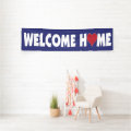 Welcome Home with Heart Banner | Zazzle