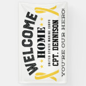 Welcome Home Yellow Ribbon Deployment Banner | Zazzle