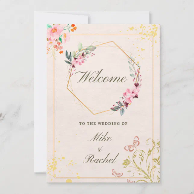 WELCOME INVITATION | Zazzle