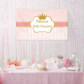 Welcome Little Princess- Baby girl Banner | Zazzle