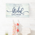 Welcome Nautical Ocean Watercolor Bridal Shower Banner | Zazzle