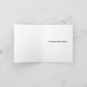 Welcome New Baby Card | Zazzle