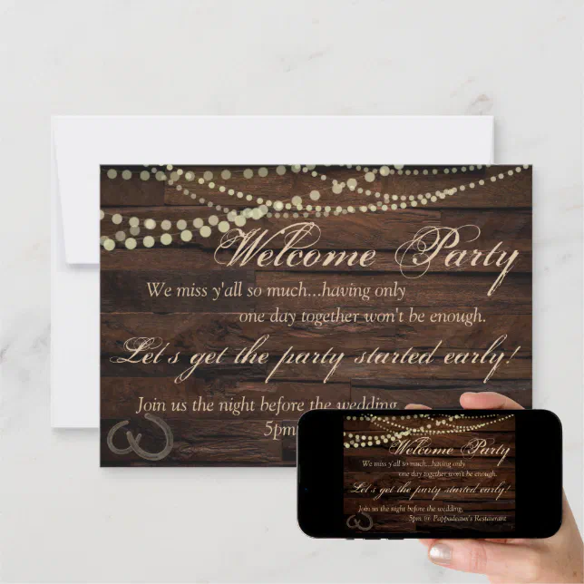 Welcome Party Invitation | Zazzle