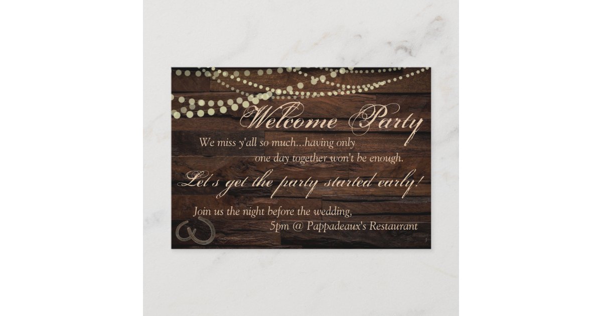 Welcome Party Invitation | Zazzle.com