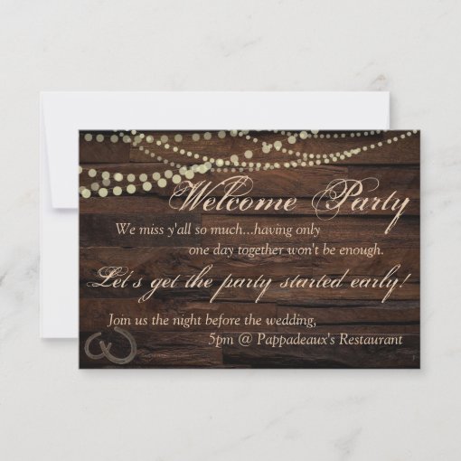 Welcome Party Invitation | Zazzle
