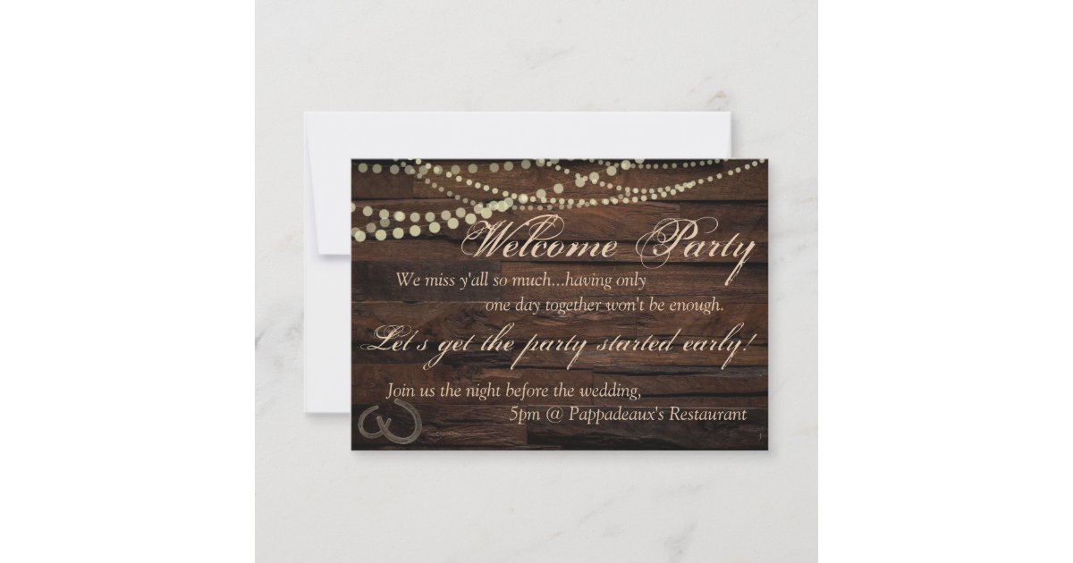 Welcome Party Invitation | Zazzle