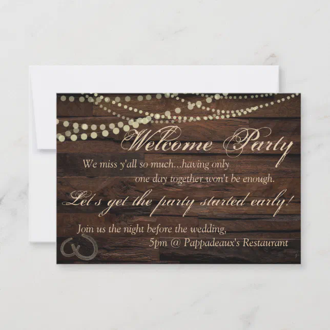 Welcome Party Invitation | Zazzle