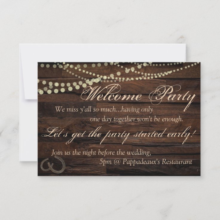 Welcome Party Invitation | Zazzle