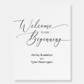 Welcome Personalized Wedding Sign | Zazzle