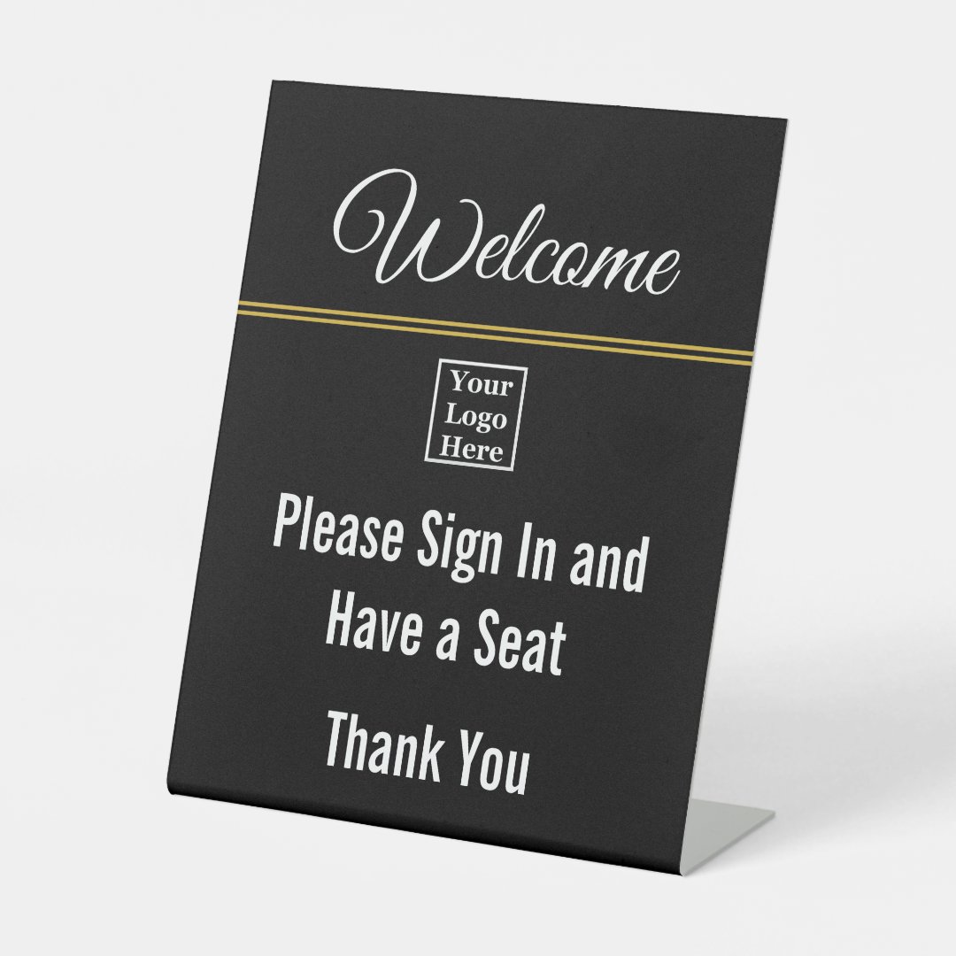 Welcome Please Sign In and Your Logo Here | Zazzle