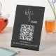 Welcome QR Code Scan to Connect Wifi Pedestal Sign | Zazzle