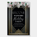Welcome Sign Foam Board Roaring 20s Holiday | Zazzle
