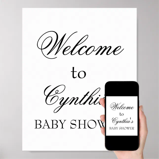 Welcome Sign Poster | Zazzle