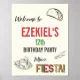Welcome Sign Taco Birthday Party | Zazzle
