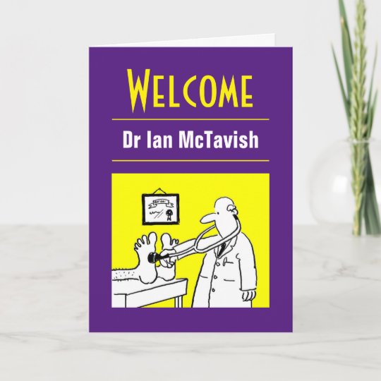 Welcome to a Doctor Card | Zazzle.com