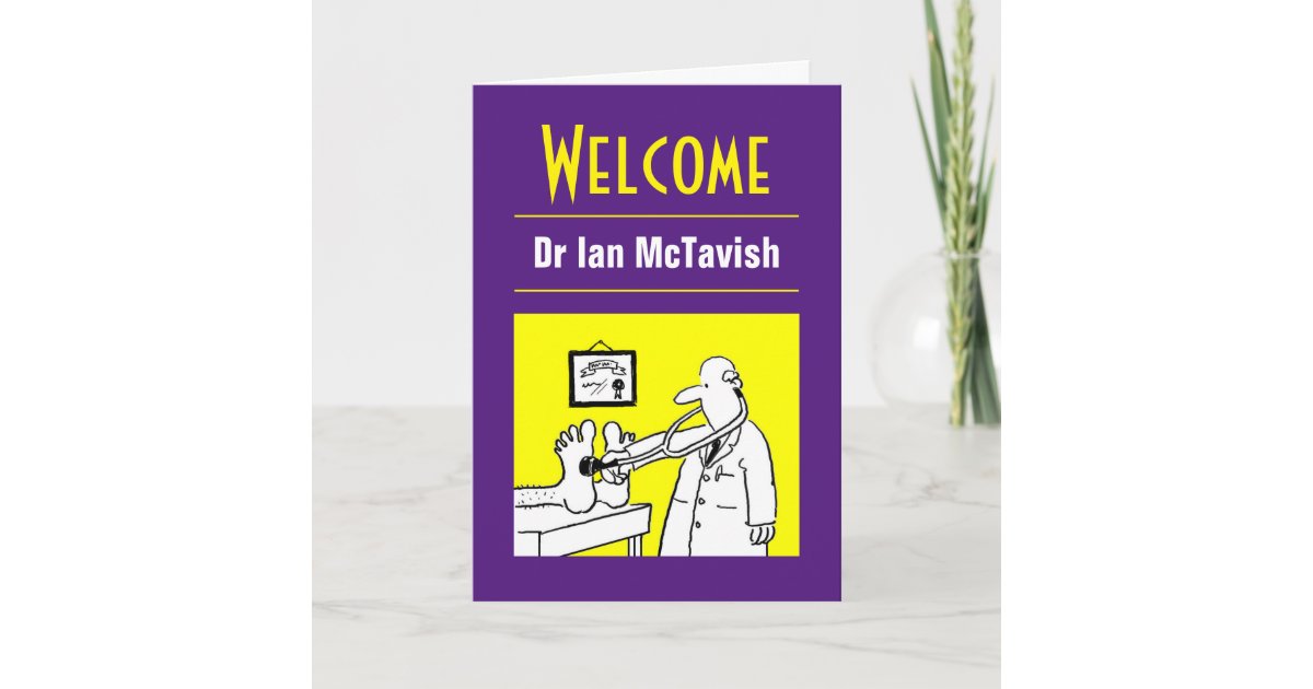 Welcome to a Doctor Card | Zazzle.com