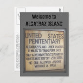 Welcome to ALCATRAZ Postcard | Zazzle