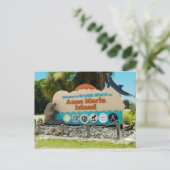 Welcome to Anna Maria Island Sign Postcard | Zazzle