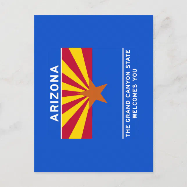 Welcome to Arizona - USA Road Sign Postcard | Zazzle