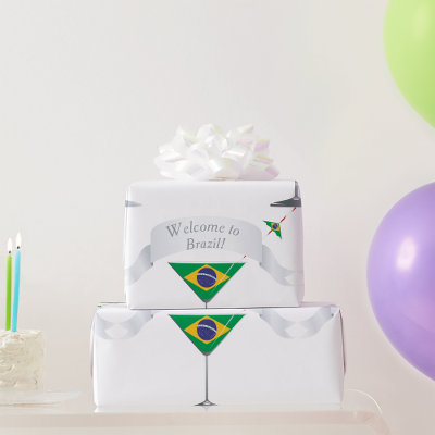 Brazil Wrapping Paper | Shop Brazilian Themed Gift Wrap Designs