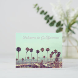 Welcome to California! Postcard | Zazzle