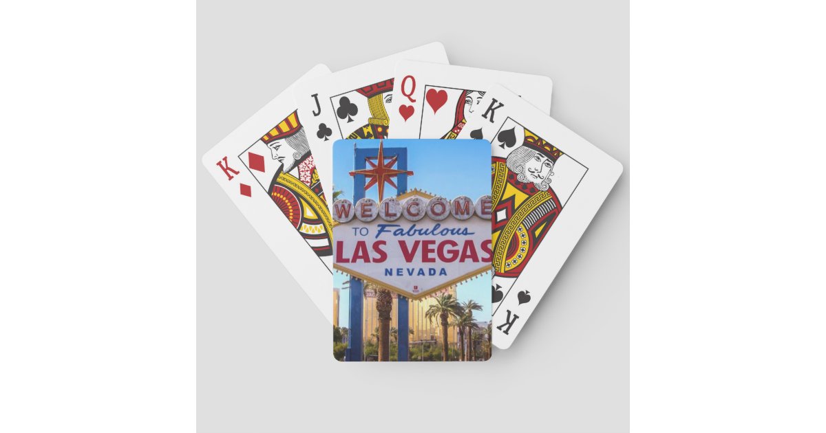 Welcome to Fabulous Las Vegas! Poker Cards | Zazzle