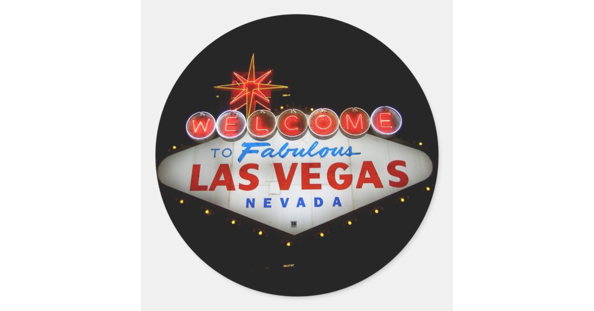 Welcome to Fabulous Las Vegas Stickers | Zazzle